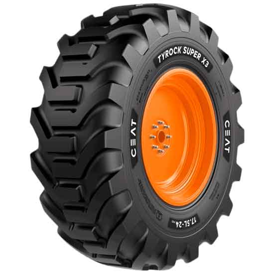 LLANTA CEAT TYROCK SUPER X3 R-4 19.5 L24 - JCH Llantas